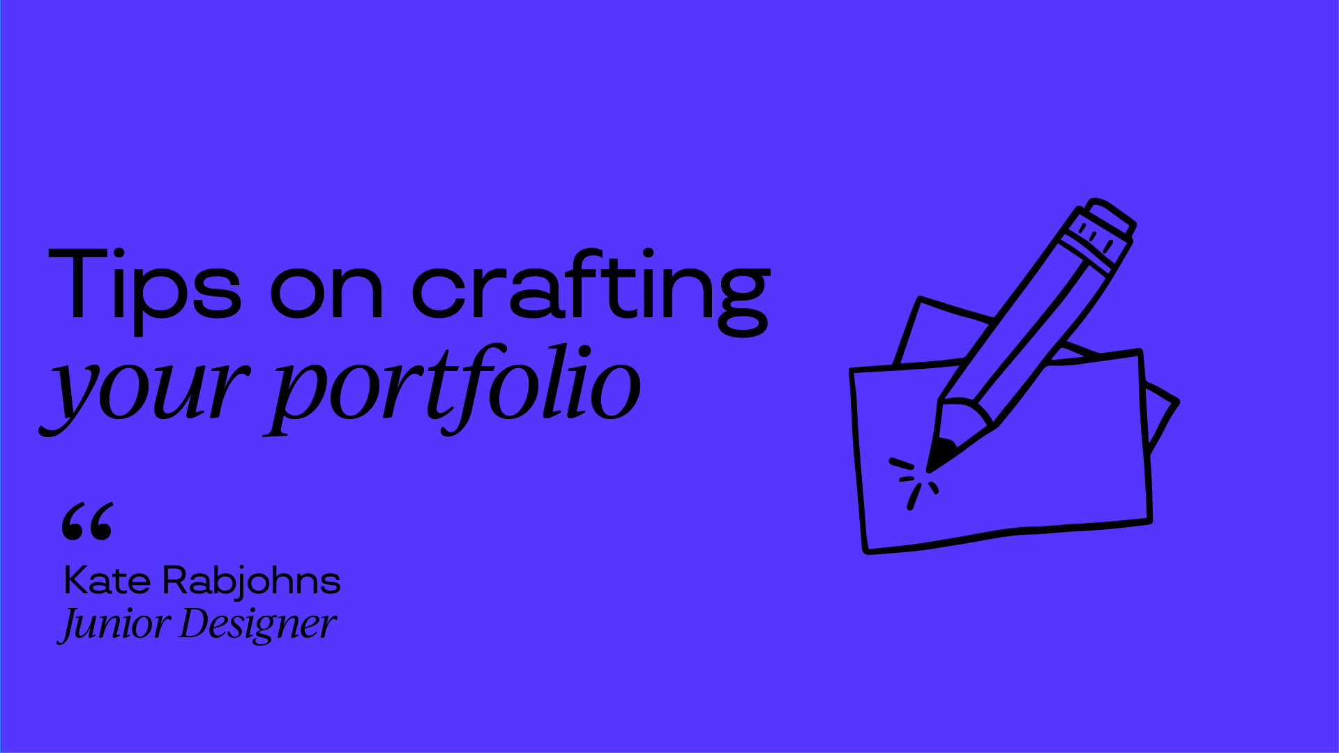 How to get your work seen and craft your portfolio - Creative Spark